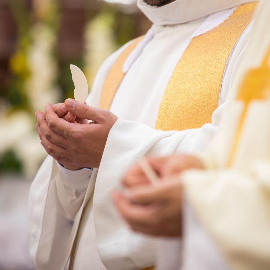 Why do Catholics celebrate Communion at every Mass, if Christ's death ...