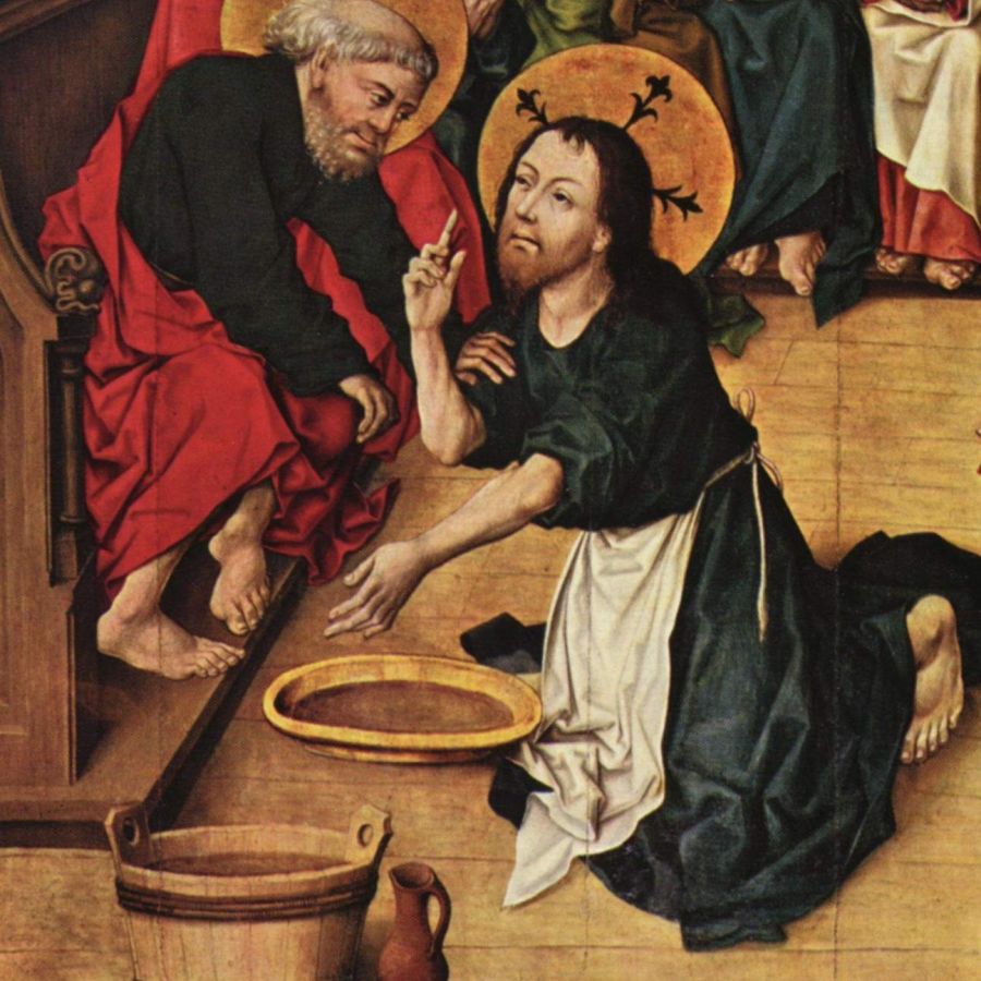 Replacing foot-washing with hand-washing at the Holy Thursday Mass ...